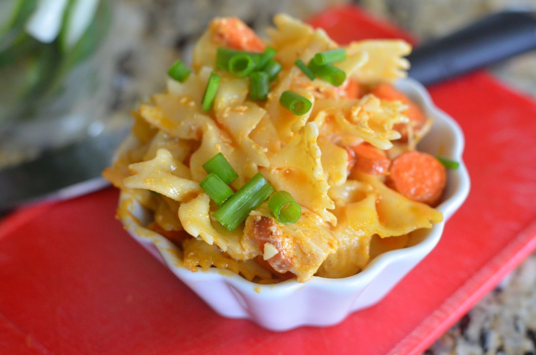 Buffalo Chicken Bowties by Mooshu Jenne