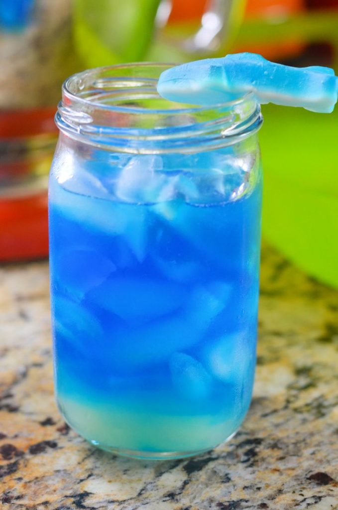 Blue Shark Attack Cocktail by Mooshu Jenne