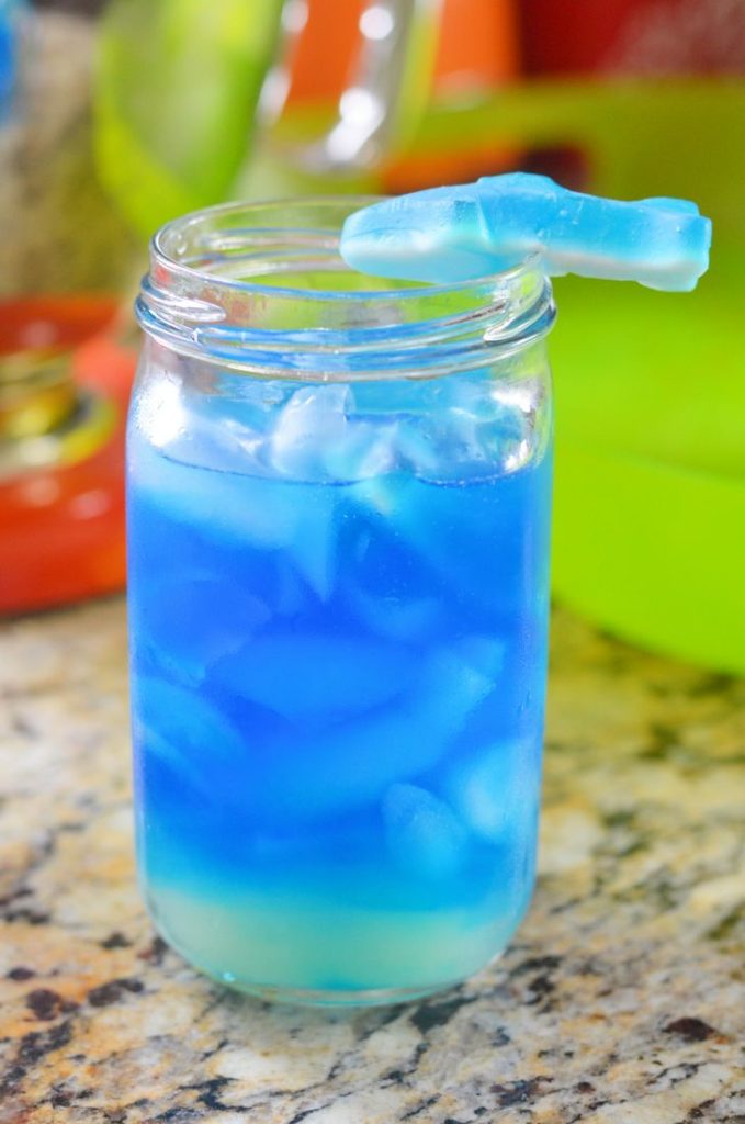Blue Shark Attack Cocktail by Mooshu Jenne