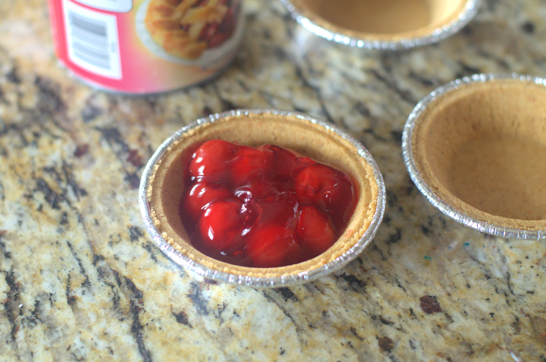 No Bake Mini Cherry Tarts - Mooshu Jenne