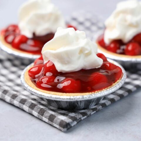 No Bake Mini Cherry Tarts - Mooshu Jenne