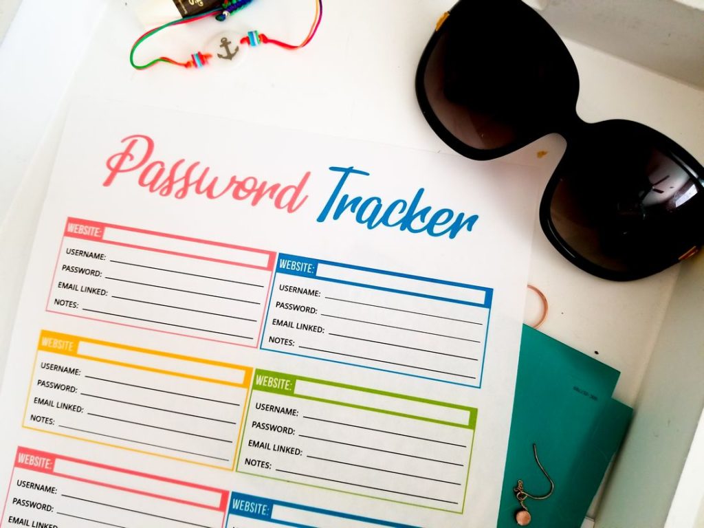 Back To School Password Tracker - Mooshu Jenne