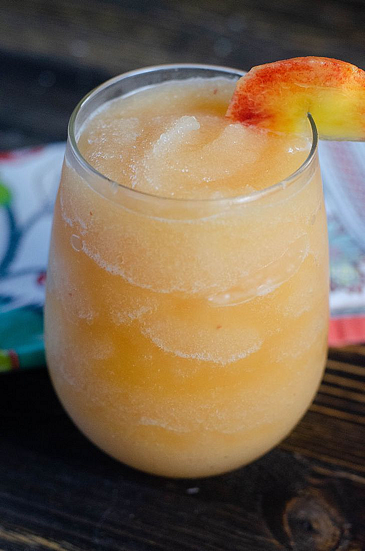 Peach Bourbon Slush - Mooshu Jenne