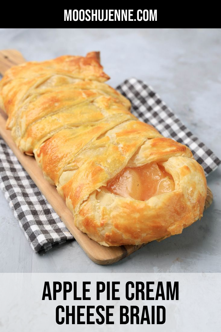 Apple Pie Cream Cheese Braid - Mooshu Jenne