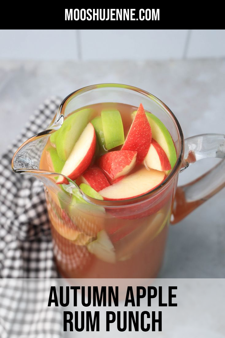 Autumn Apple Rum Punch - Mooshu Jenne