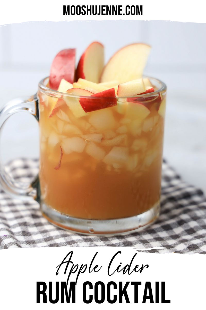 Apple Cider Rum Cocktail - Mooshu Jenne