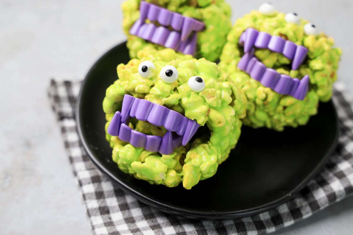 Monster Popcorn Balls - Mooshu Jenne