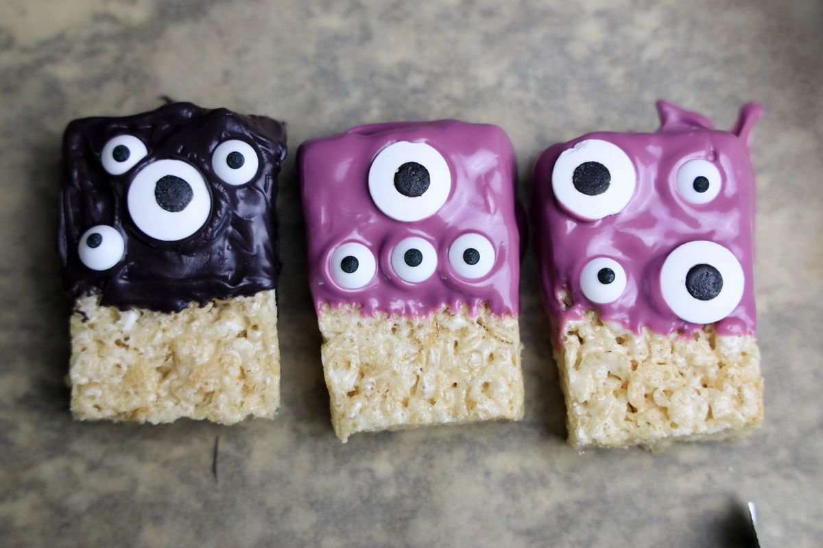 Monster Rice Krispie Treats - Mooshu Jenne